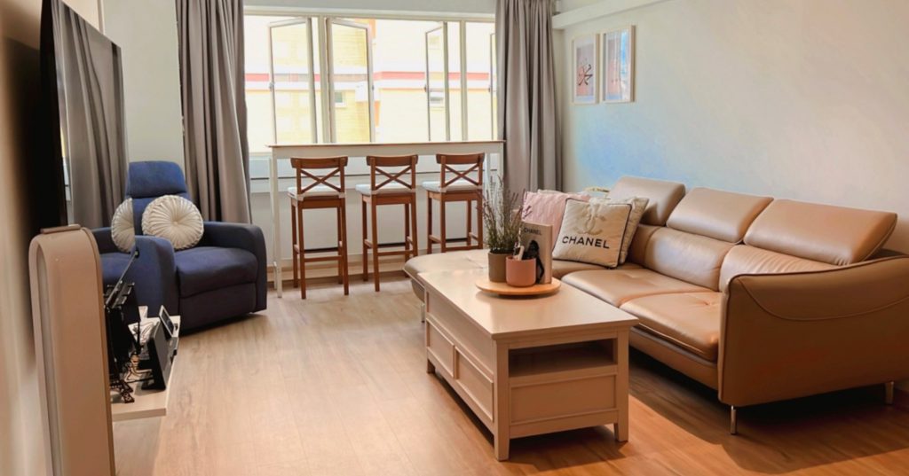 How A Couple Transformed Their Spacious 5-Room Flat Into A Space ...